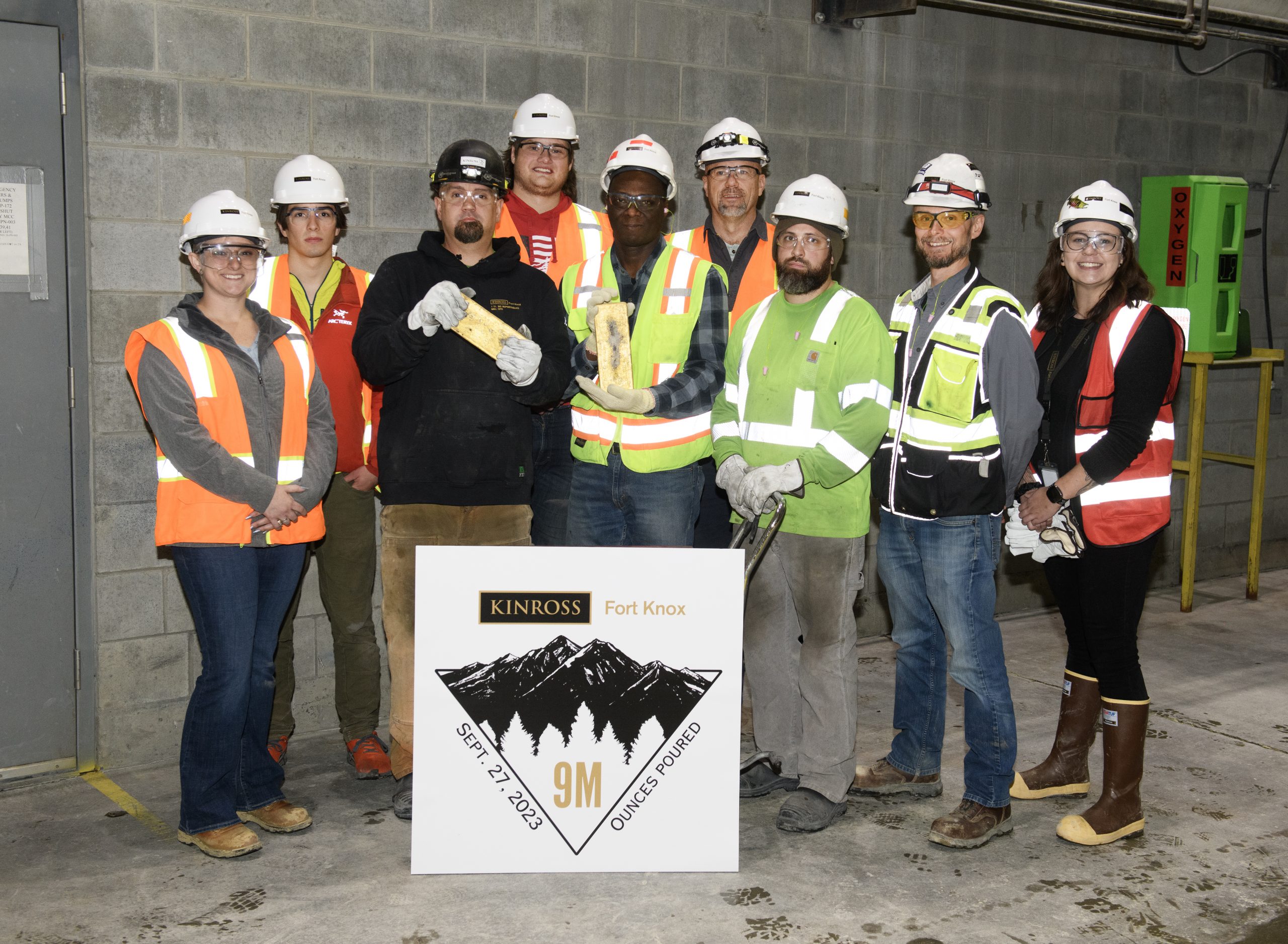 Kinross Fort Knox pours nine millionth ounce of gold! - Kinross Gold ...